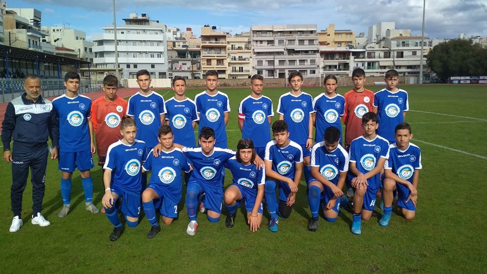 Η 18αδα της Μικτής Κ14 ΕΠΣΗ για τον αγώνα με τα Χανιά