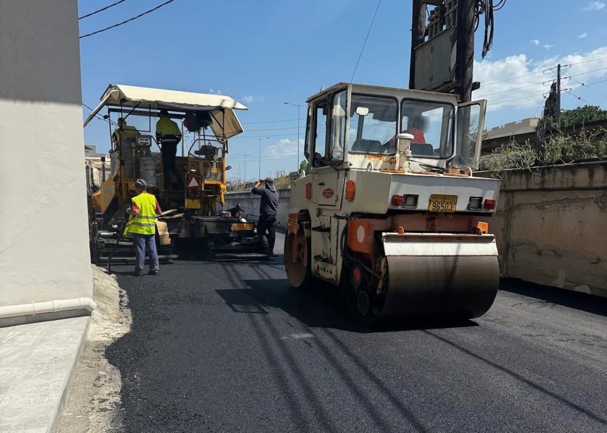 Ηράκλειο: Συνεχίζονται οι ασφαλτοστρώσεις στη 3η Δημοτική Κοινότητα